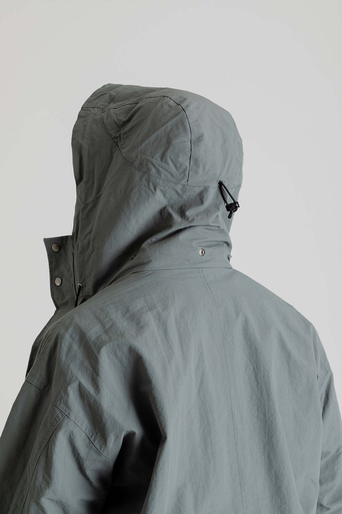 Uniform Bridge Nylon Military Short Jacket - Grey | Garmentory