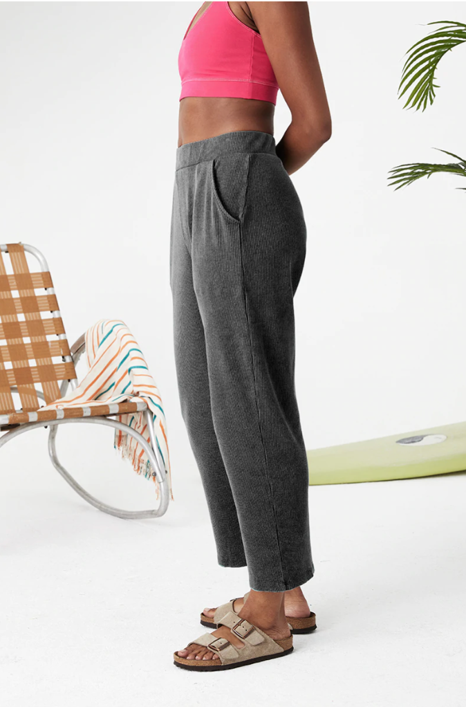 Back Beat Co Hemp Sport Rib Pants - Cement | Garmentory