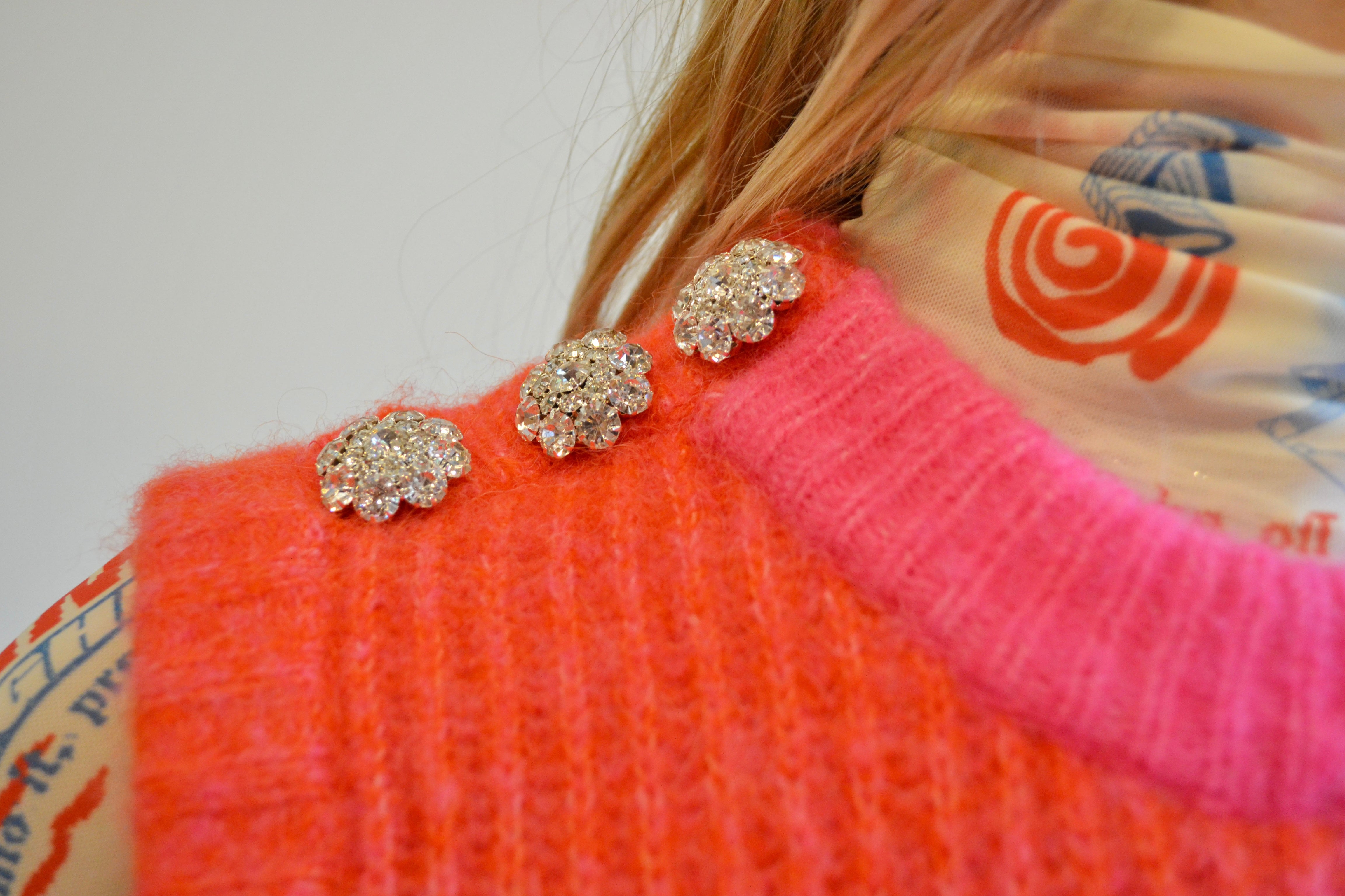 Ganni Knitted Vest - Shocking Pink | Garmentory