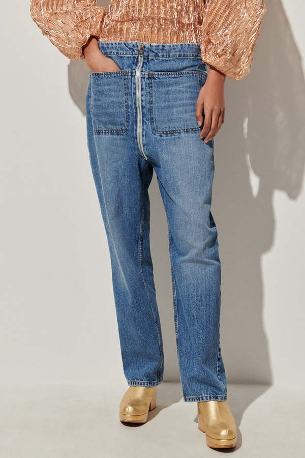 Rachel Comey Barrie Pant - Washed Indigo | Garmentory