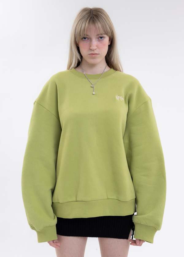 Danielle Guizio Floral Logo Sweater - Jardin | Garmentory