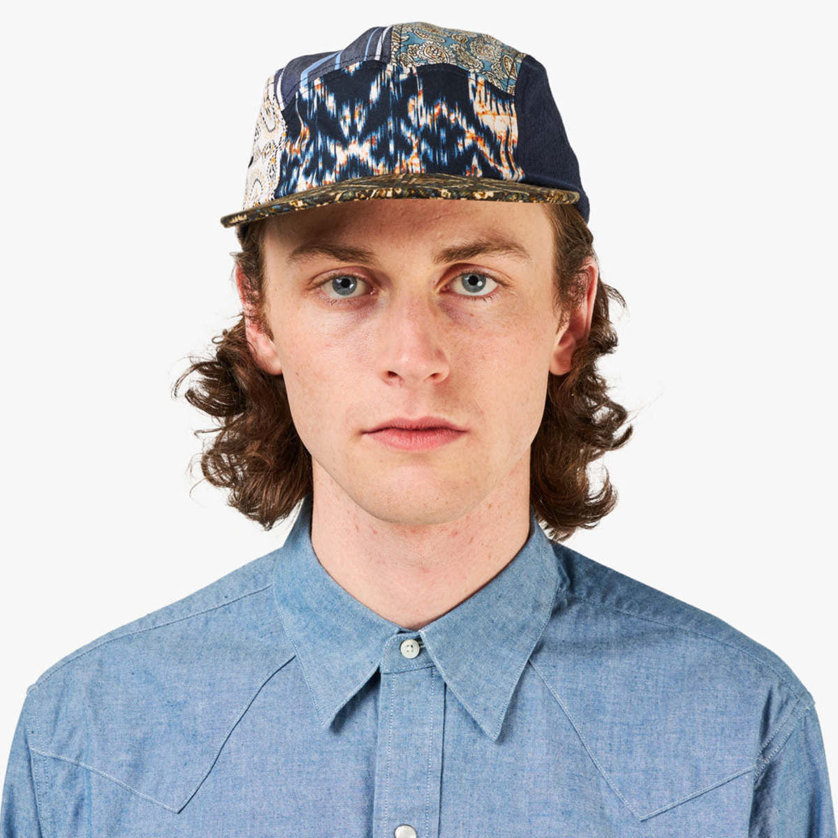 BEAMS PLUS 5Panel Hat - Multi/Navy | Garmentory