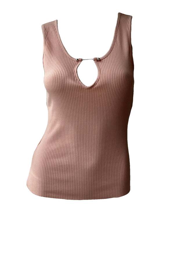 The Range Alloy Rib Barbell Tank - Dusty Desert | Garmentory