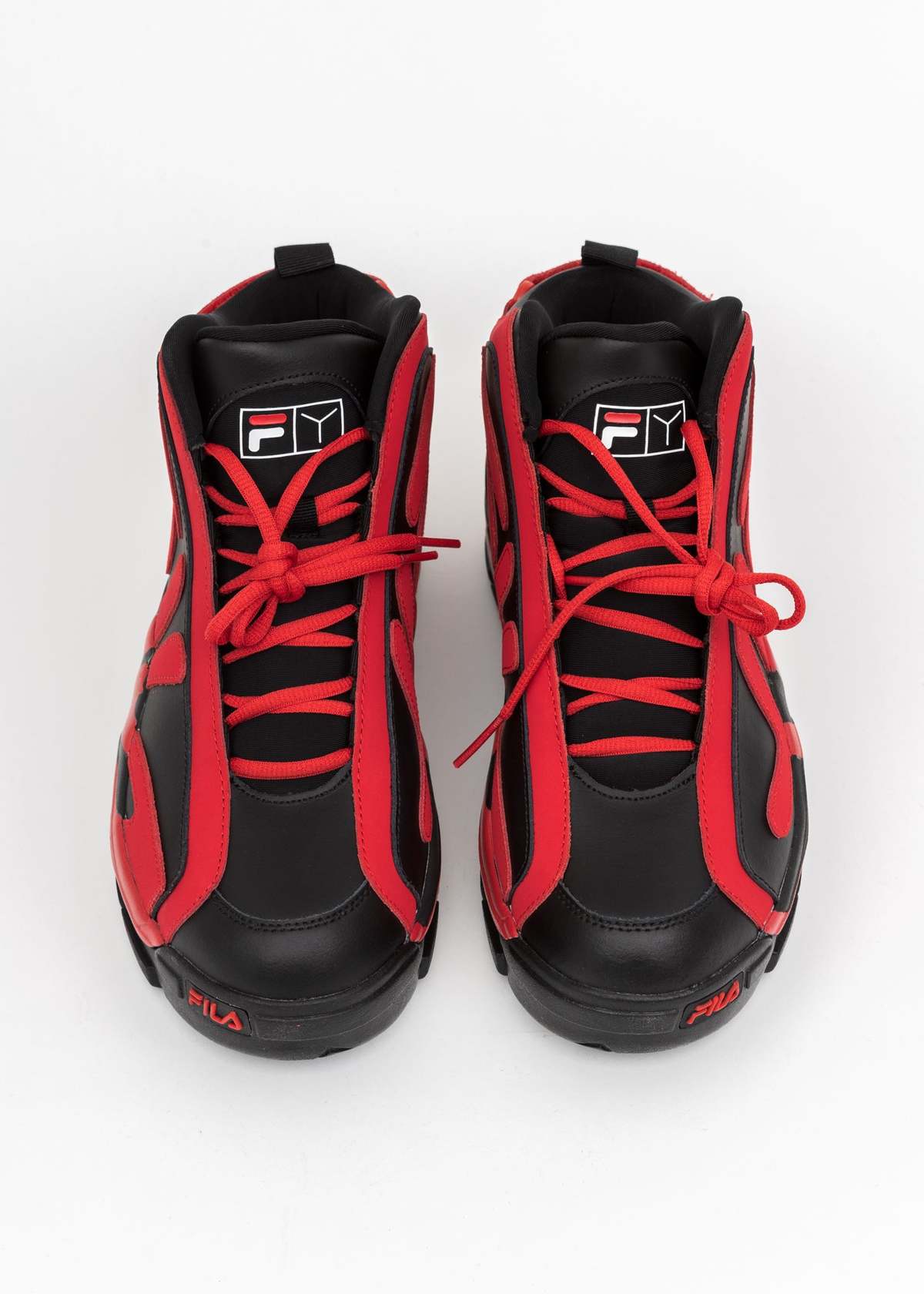 Y/PROJECT X FILA YP GRANT HILL Sneaker - Black/Red | Garmentory