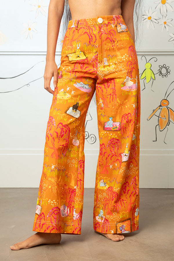 Dauphinette Denim de Dauphinette Flare Jean - Whiskey Business | Garmentory