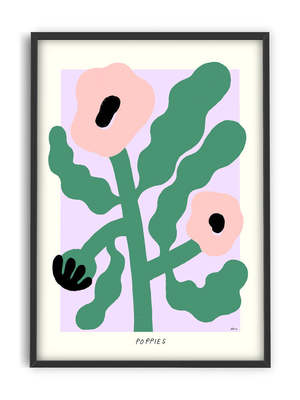 PSTR Studio Pink Poppies Art Print | Garmentory