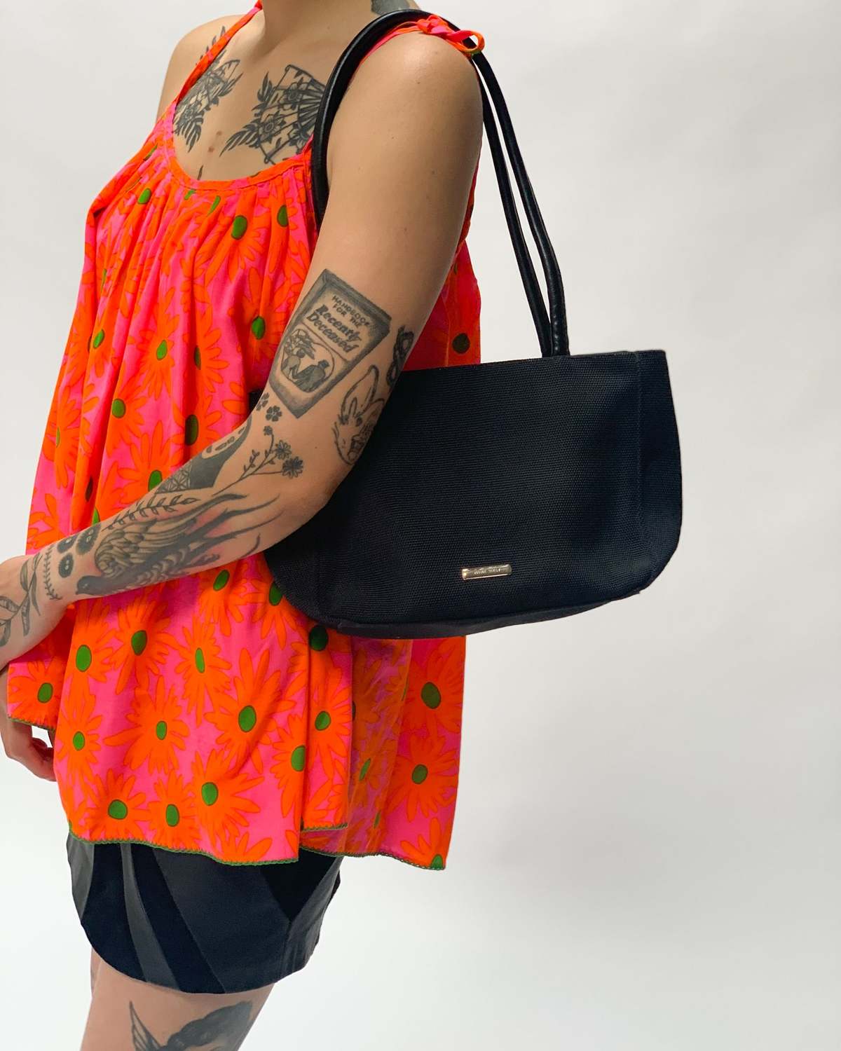 Vintage Rectangle Shoulder Bag - Black | Garmentory