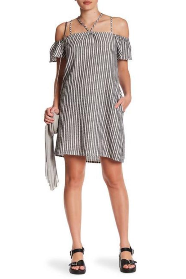 Cameron Linen Pinstripe Dress | Garmentory