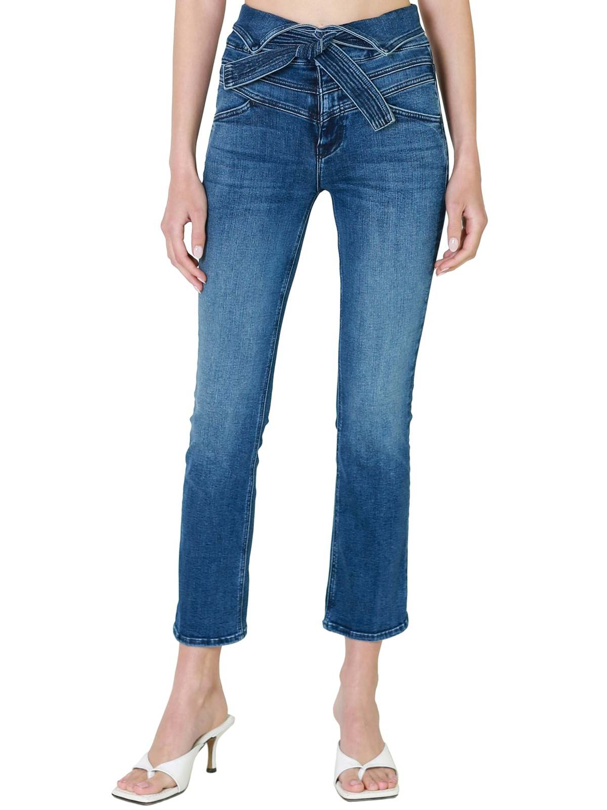 Mother Denim The Triple Stack Insider Ankle denim - Chic Flick | Garmentory