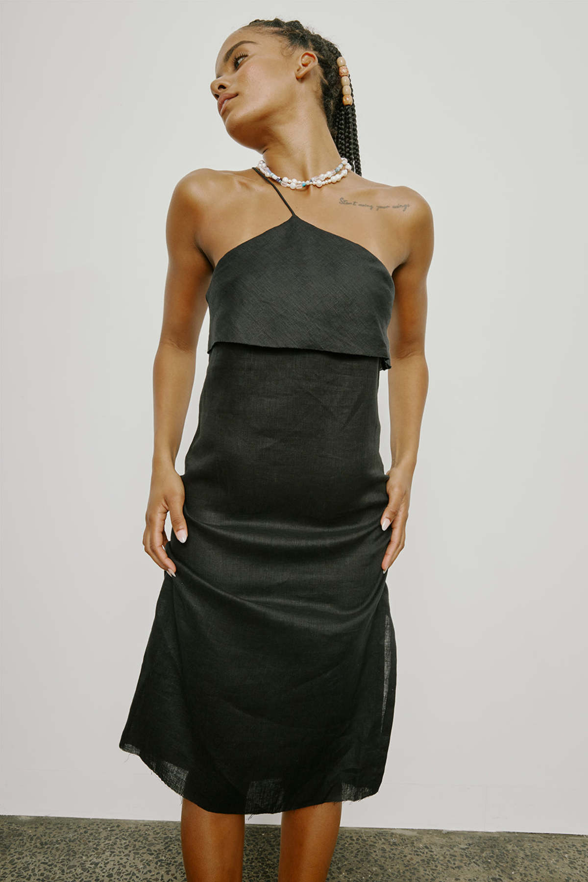 Muse the Label Aja Dress - Black | Garmentory