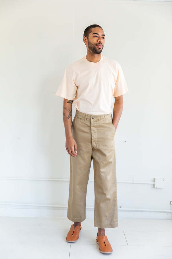 Orslow ARMY FIT TROUSER - KHAKI | Garmentory