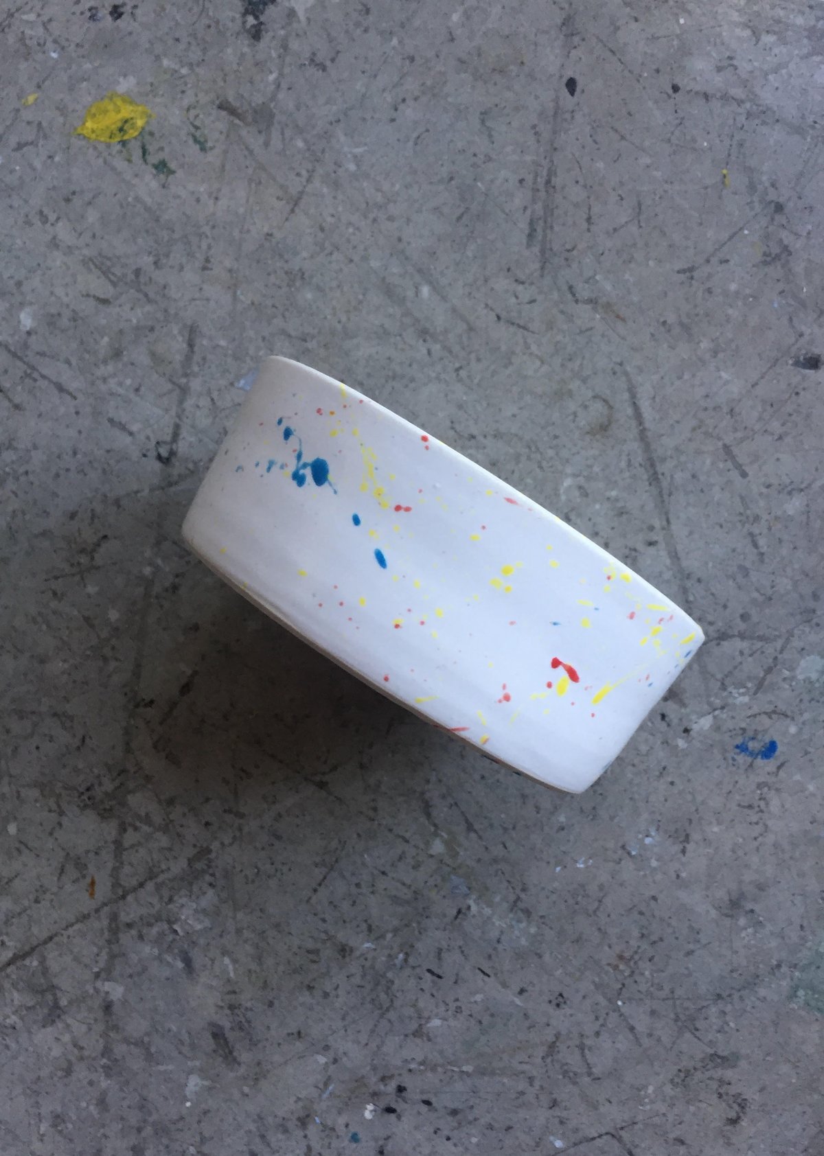 GBC x BrickBrick Ceramics Splatter Paint Dog Bowl | Garmentory