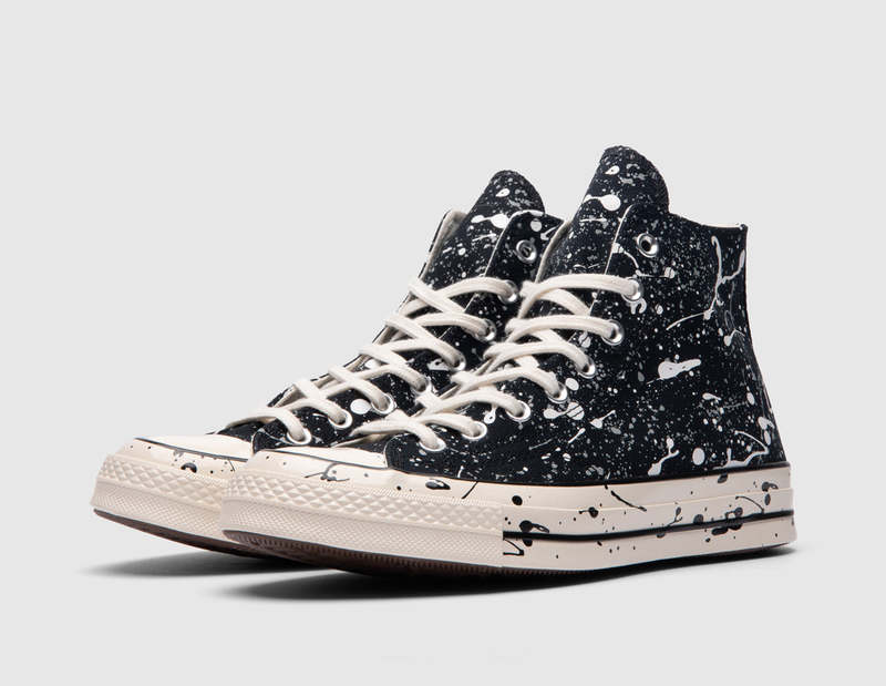 Converse Chuck 70 Hi Paint Splatter sneakers - black | Garmentory