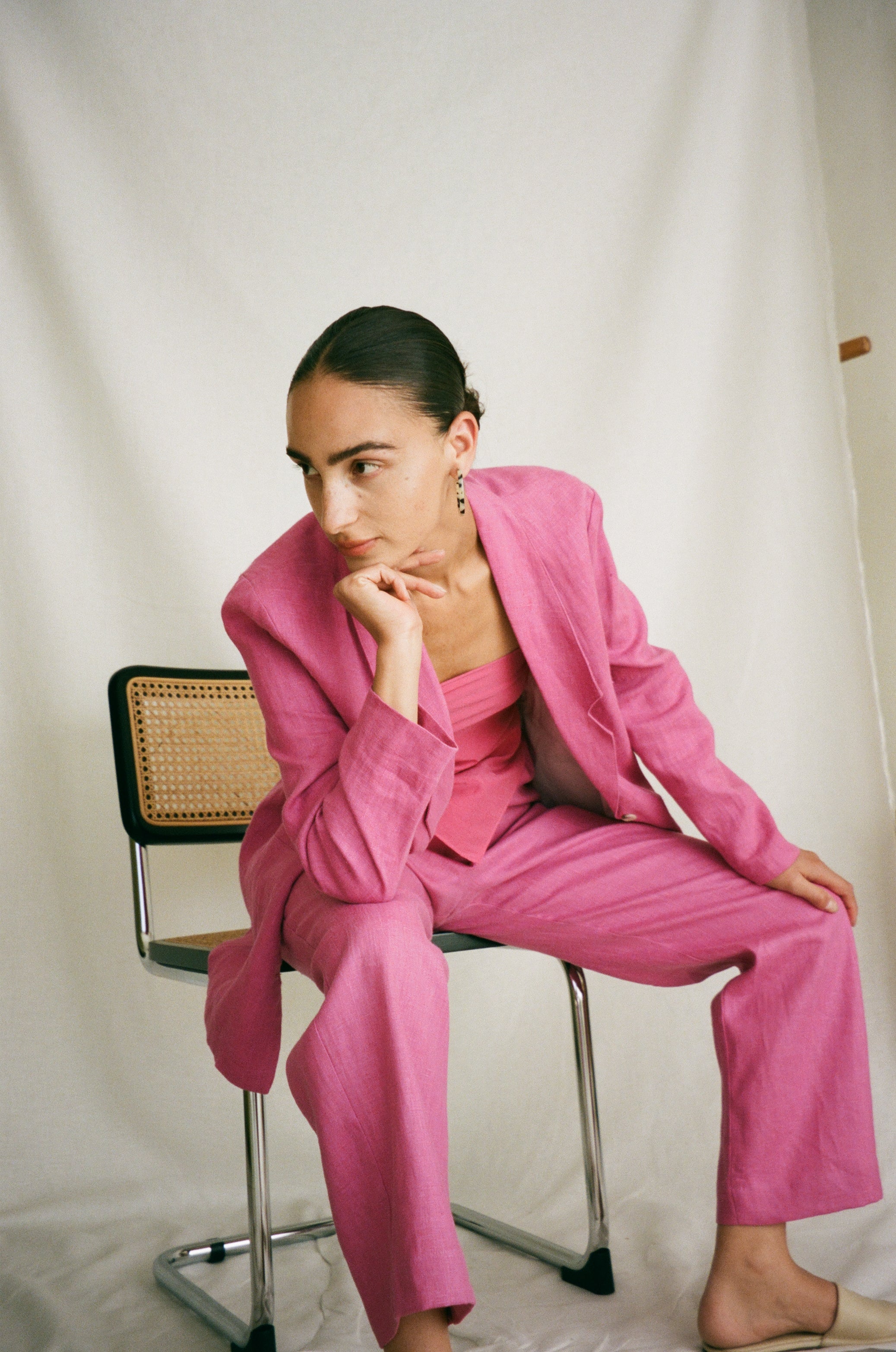 SELVA / NEGRA linen flo jacket | Garmentory