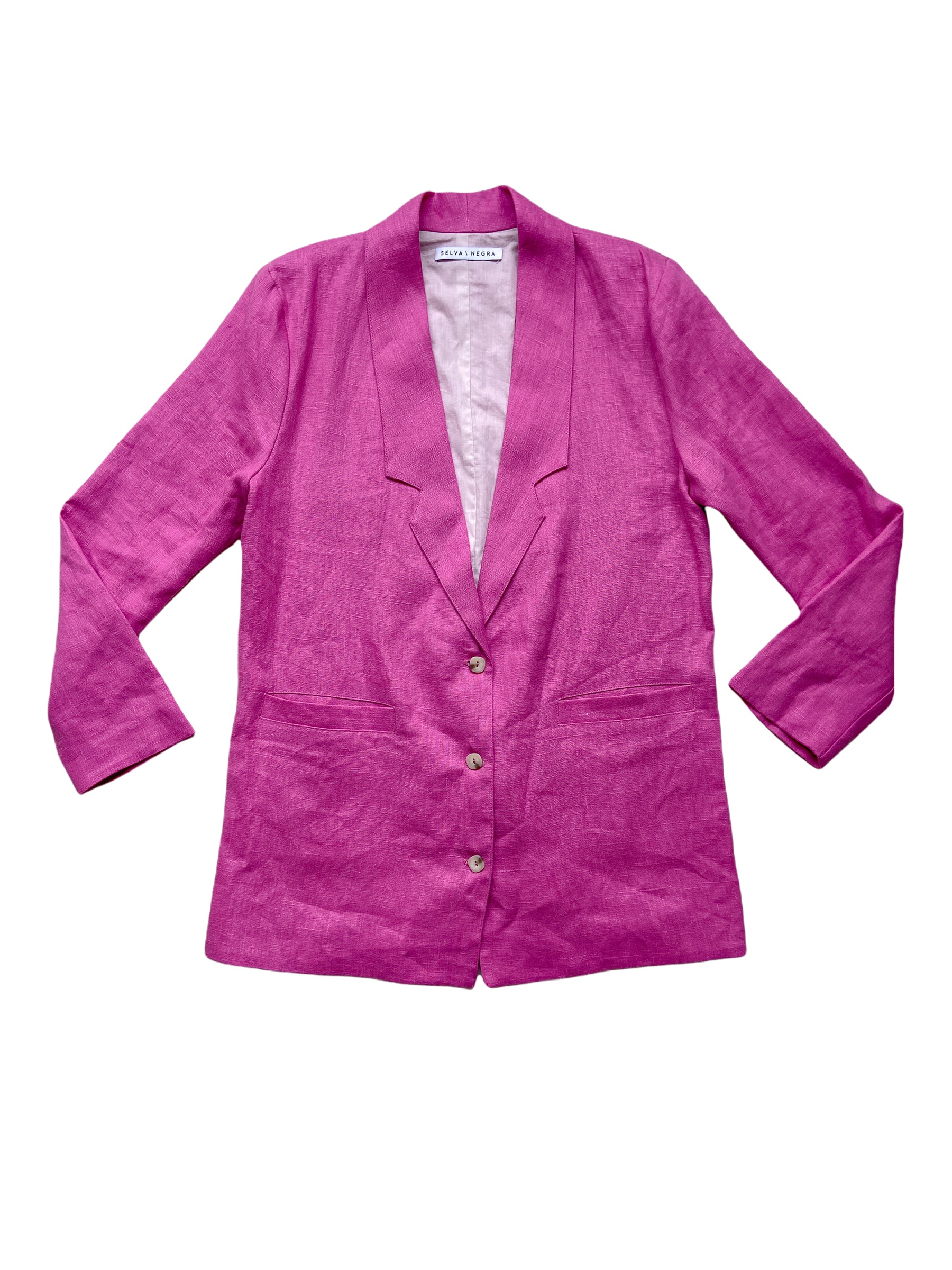 SELVA / NEGRA linen flo jacket | Garmentory
