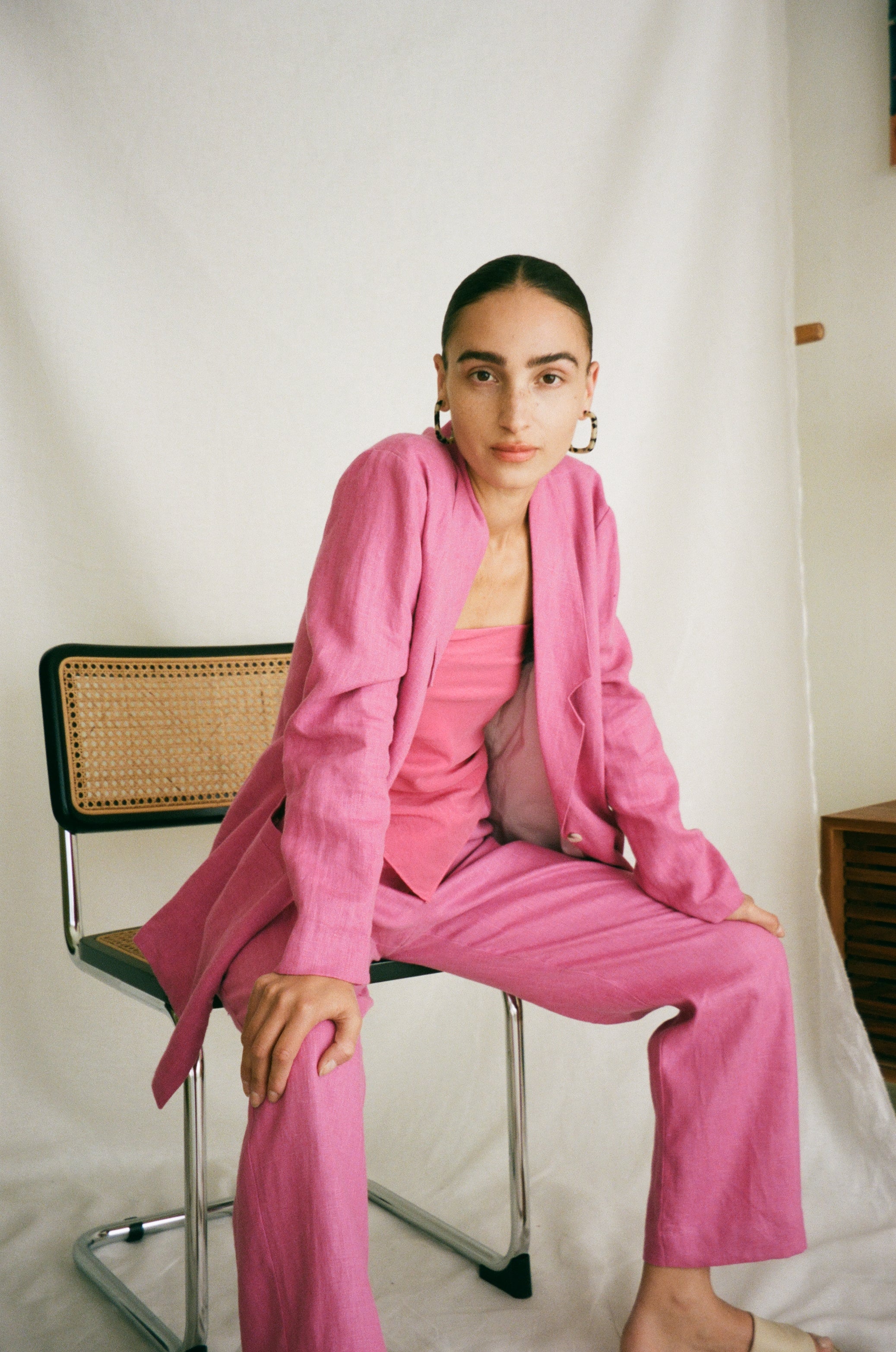 SELVA / NEGRA linen flo jacket | Garmentory