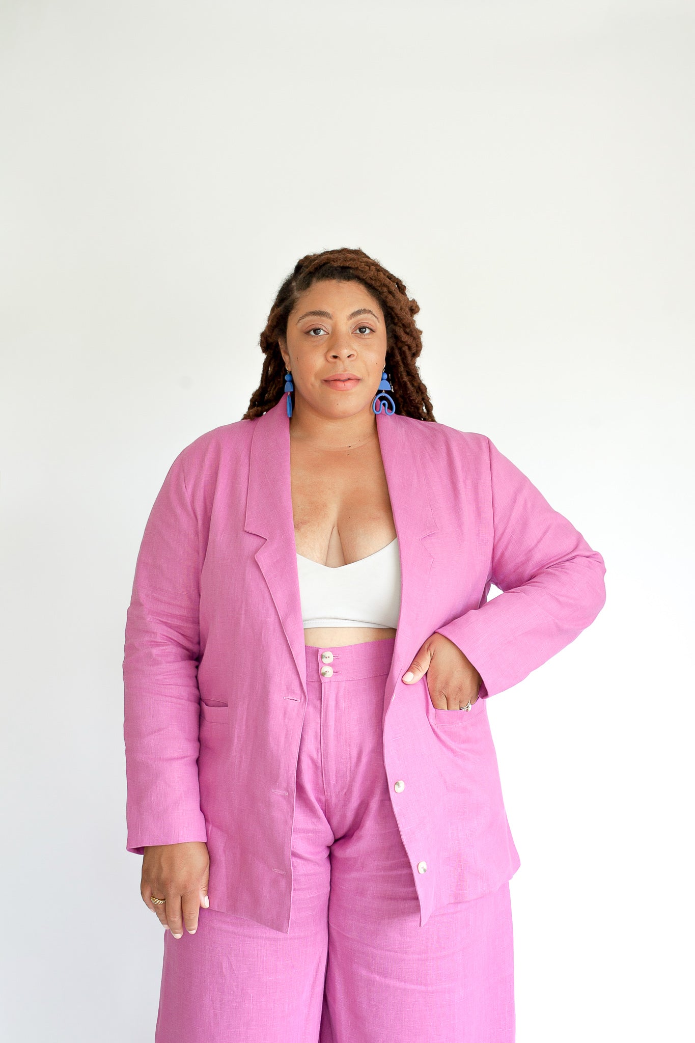 SELVA / NEGRA linen flo jacket | Garmentory