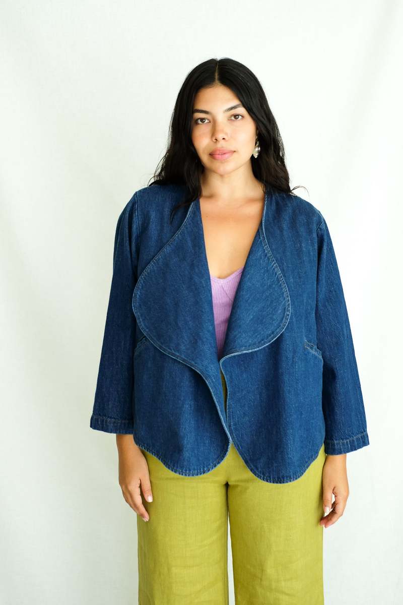 SELVA / NEGRA miko jacket - marisol denim | Garmentory