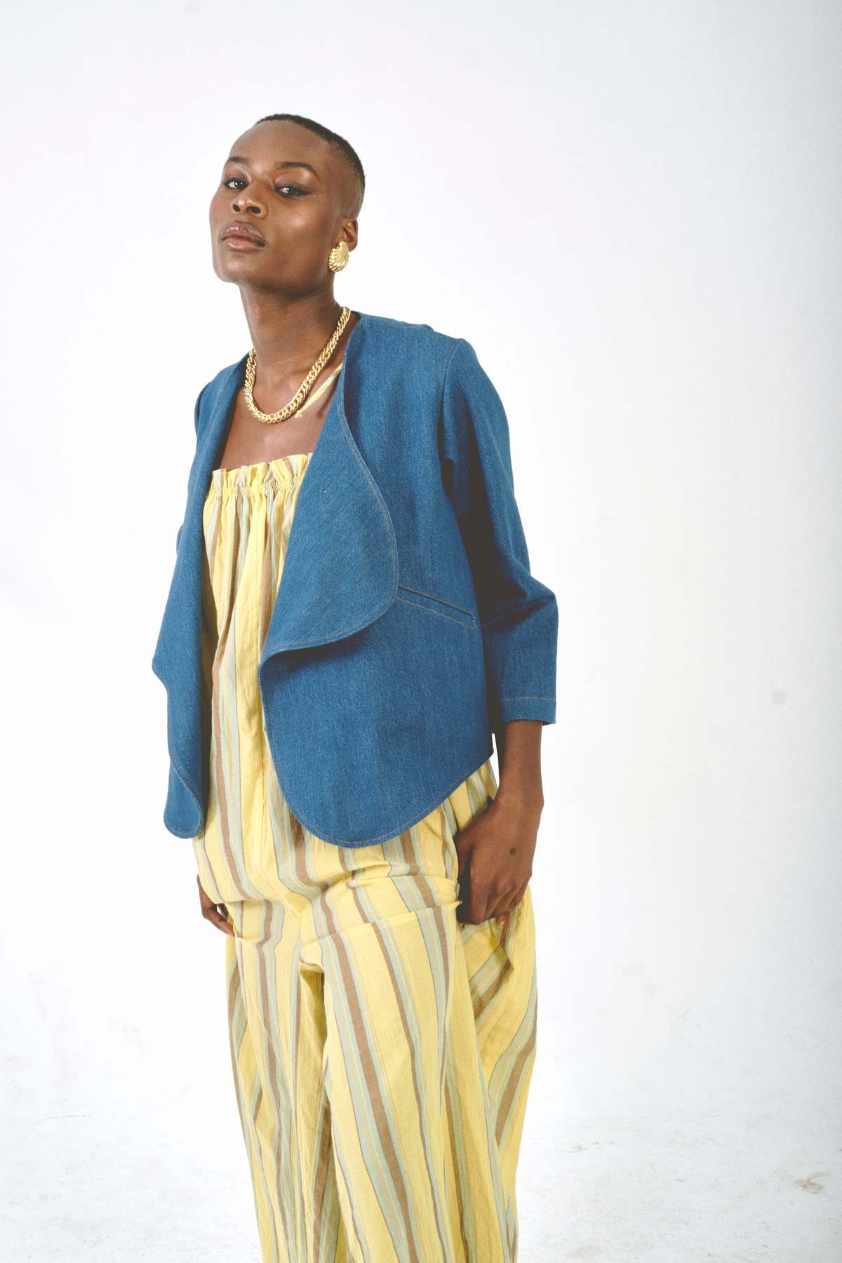 SELVA / NEGRA miko jacket - marisol denim | Garmentory