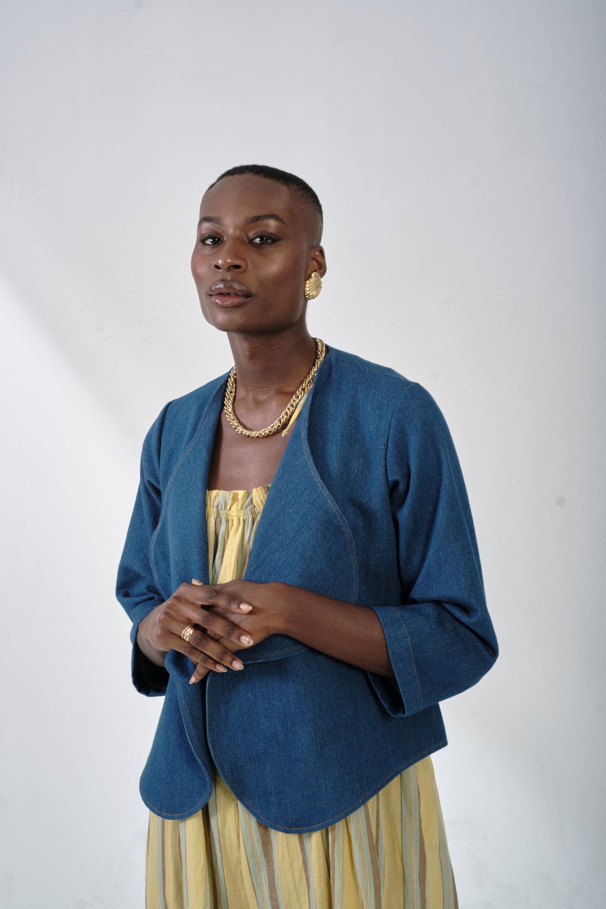 SELVA / NEGRA miko jacket - marisol denim | Garmentory