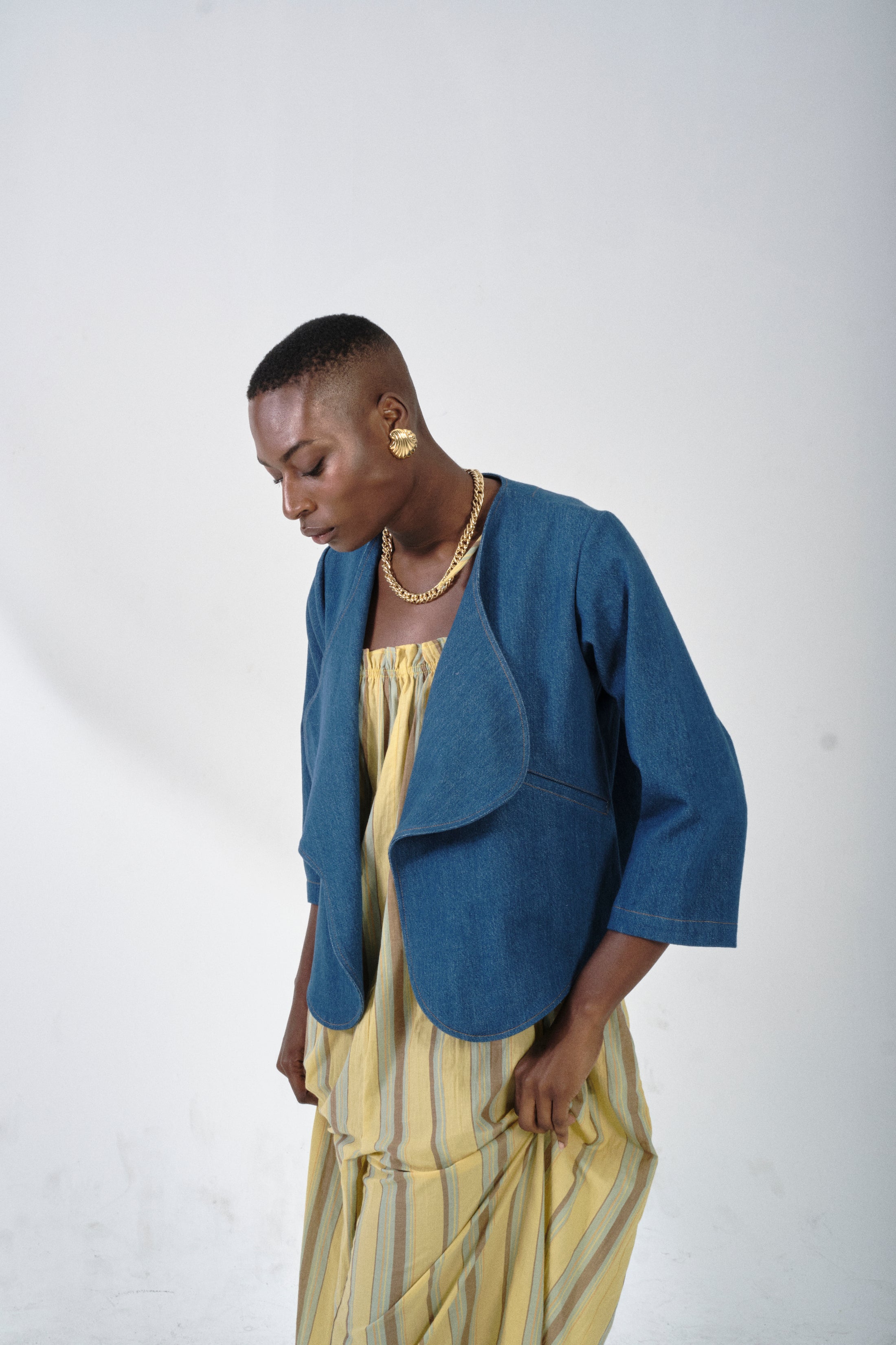 SELVA / NEGRA miko jacket - marisol denim | Garmentory