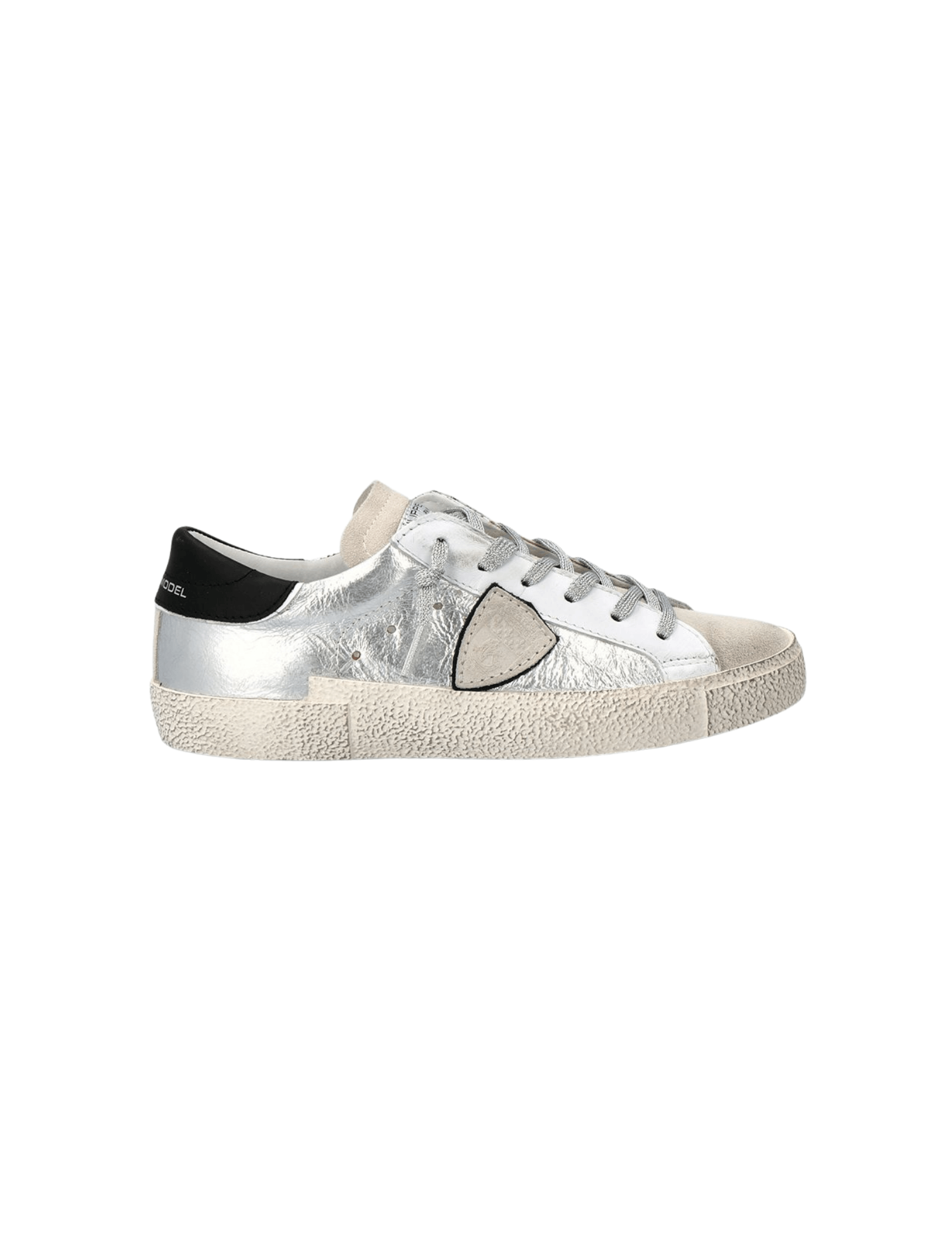 Philippe Model PRSX Low Sneaker - METALLIC | Garmentory