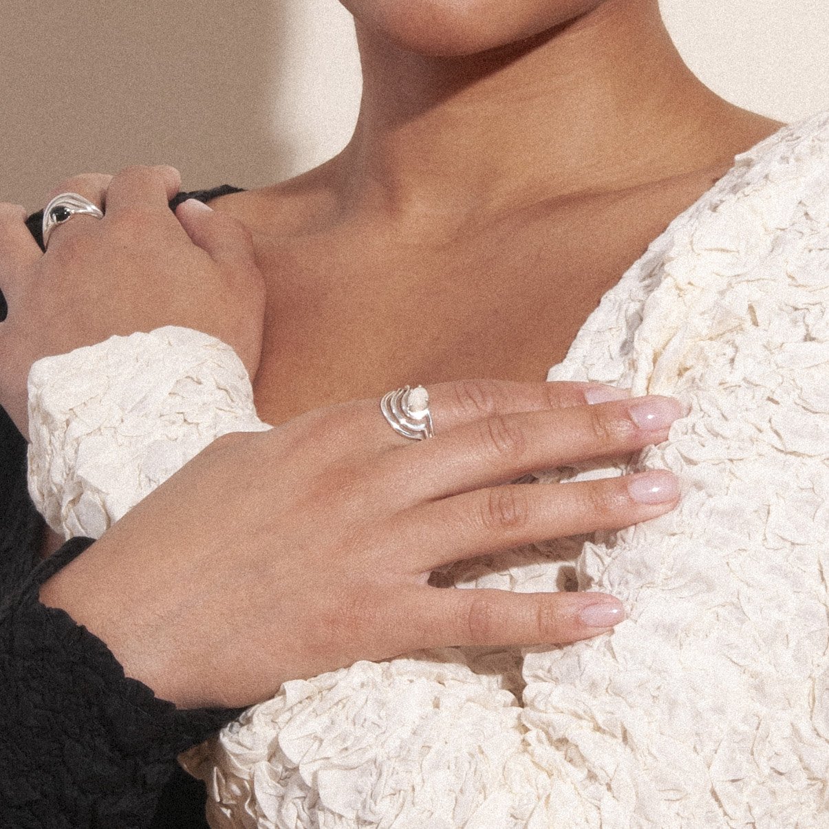 Lindsay Lewis Jewelry Sway Ring - Sterling Silver | Garmentory