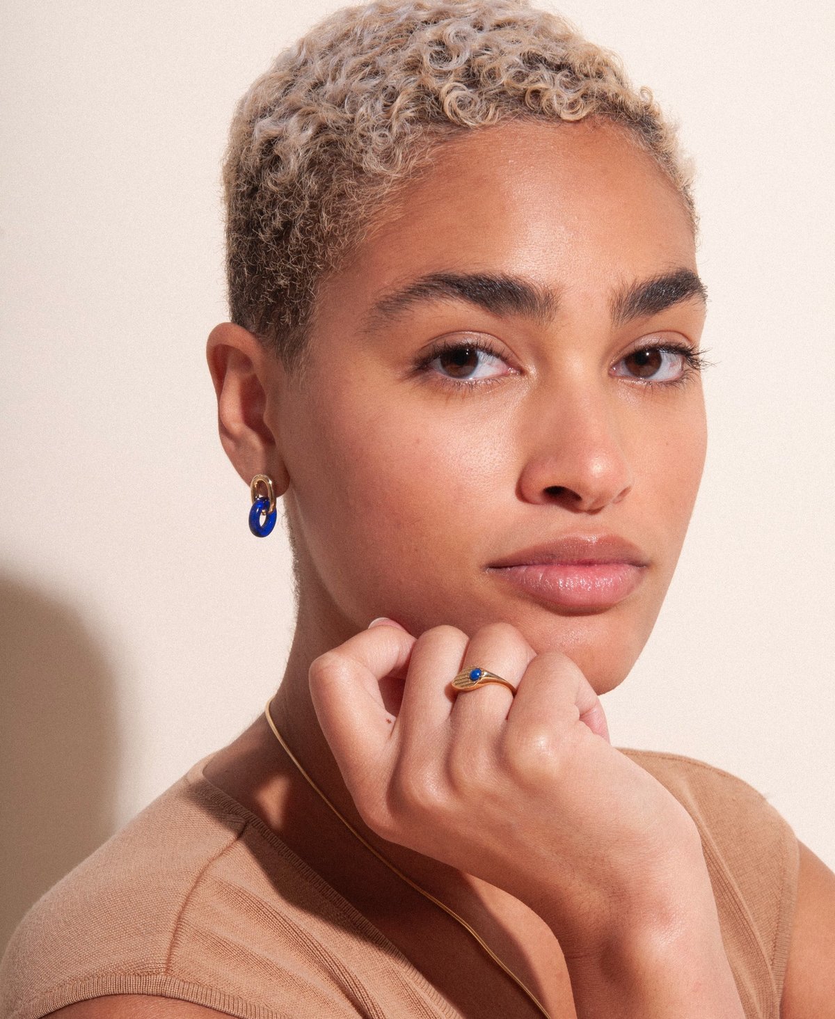 Lindsay Lewis Jewelry Remi Ring - Lapis | Garmentory