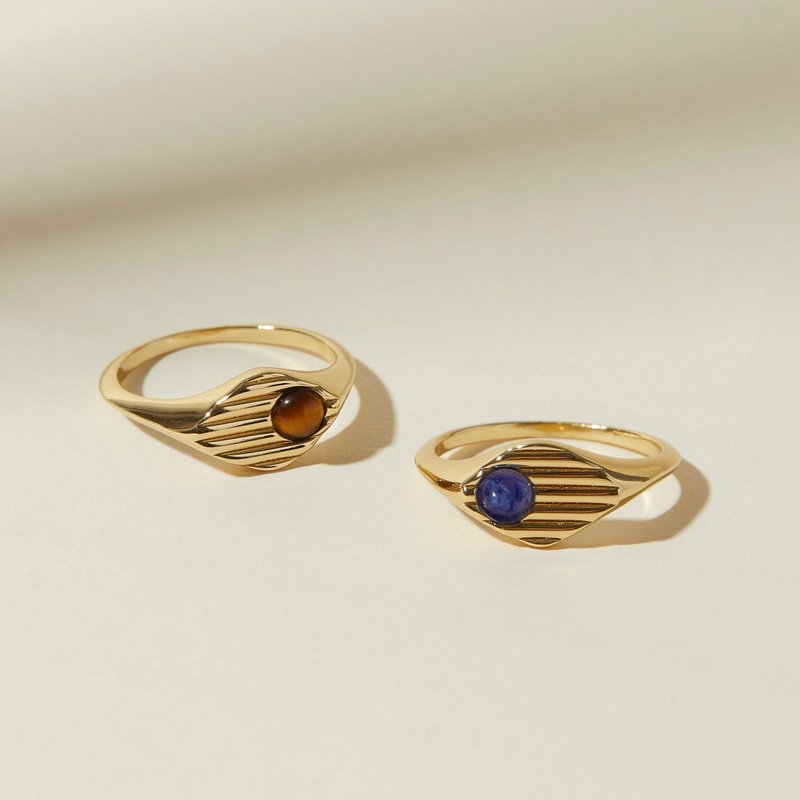 Lindsay Lewis Jewelry Remi Ring - Lapis | Garmentory