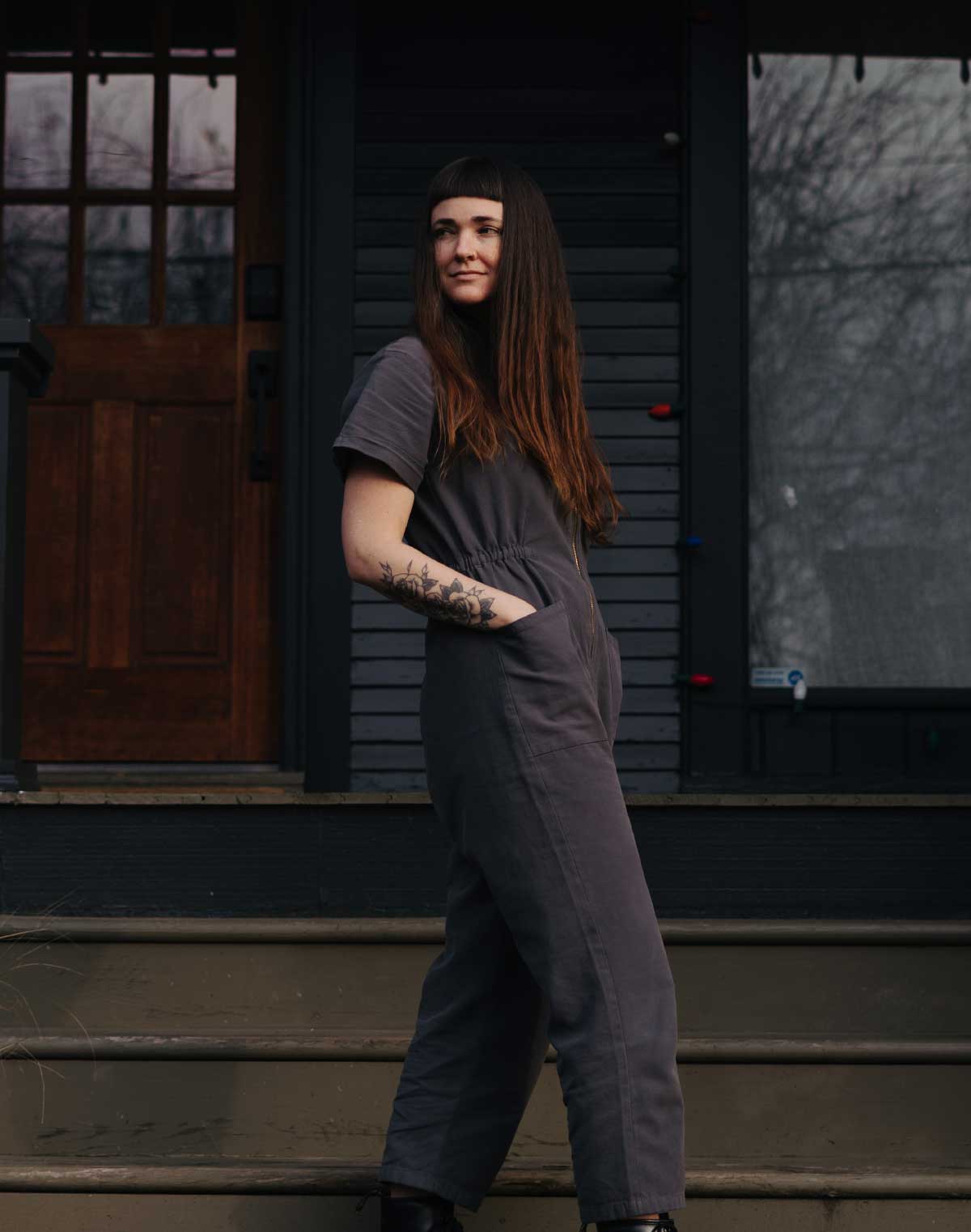 Noble Adult Utility Suit - Charcoal | Garmentory