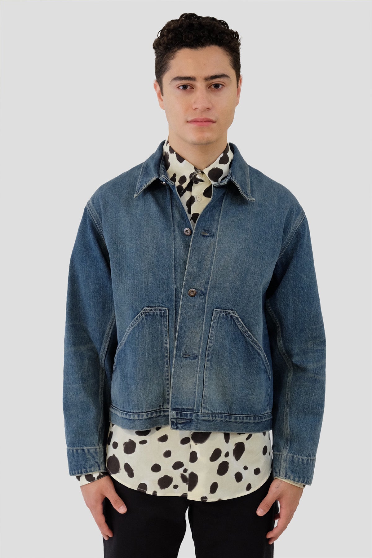 Chimala Japanese Denim Work Jacket - Distress | Garmentory