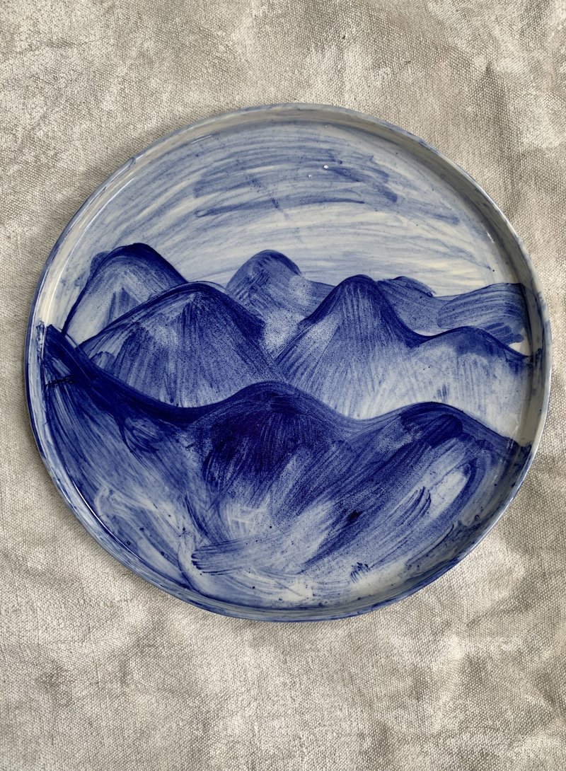 Cuttalossa & Co. Mountain Platter - BLUE | Garmentory