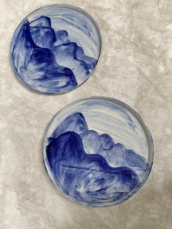 Cuttalossa & Co. Mountain Platter - BLUE | Garmentory
