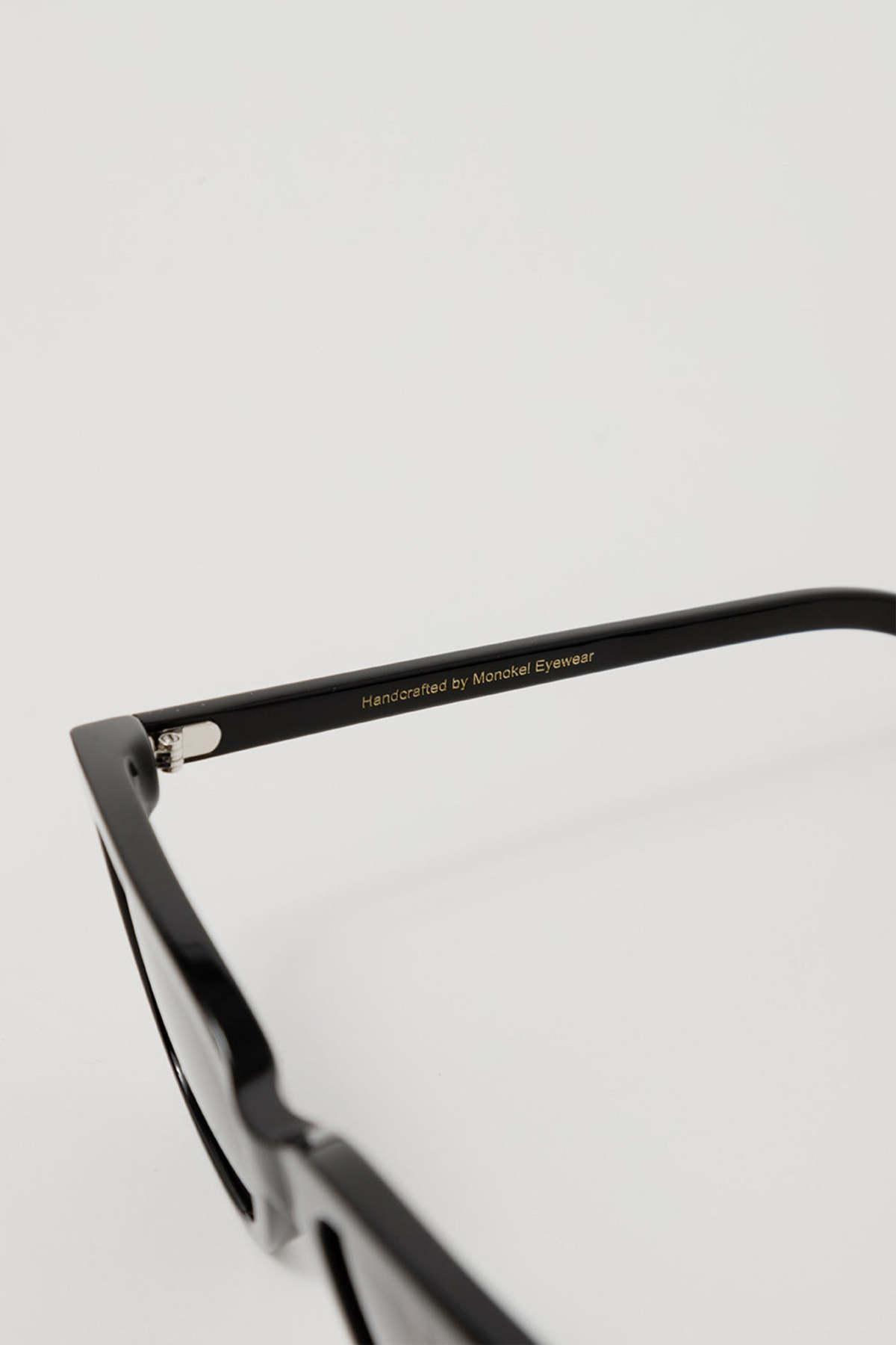 Monokel Robotnik Sunglasses - Black/Grey Solid Lens | Garmentory