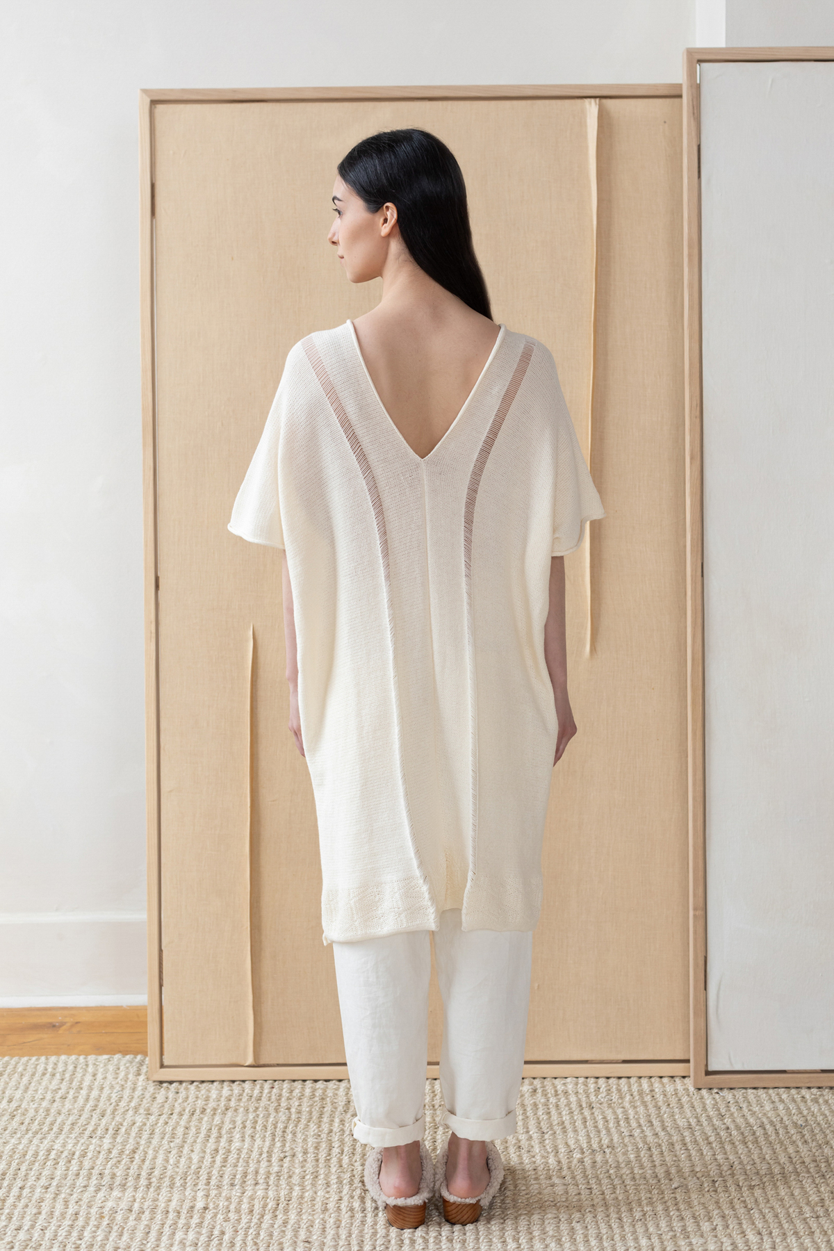 Latierra Alpaca Paola Tunic - ecru | Garmentory