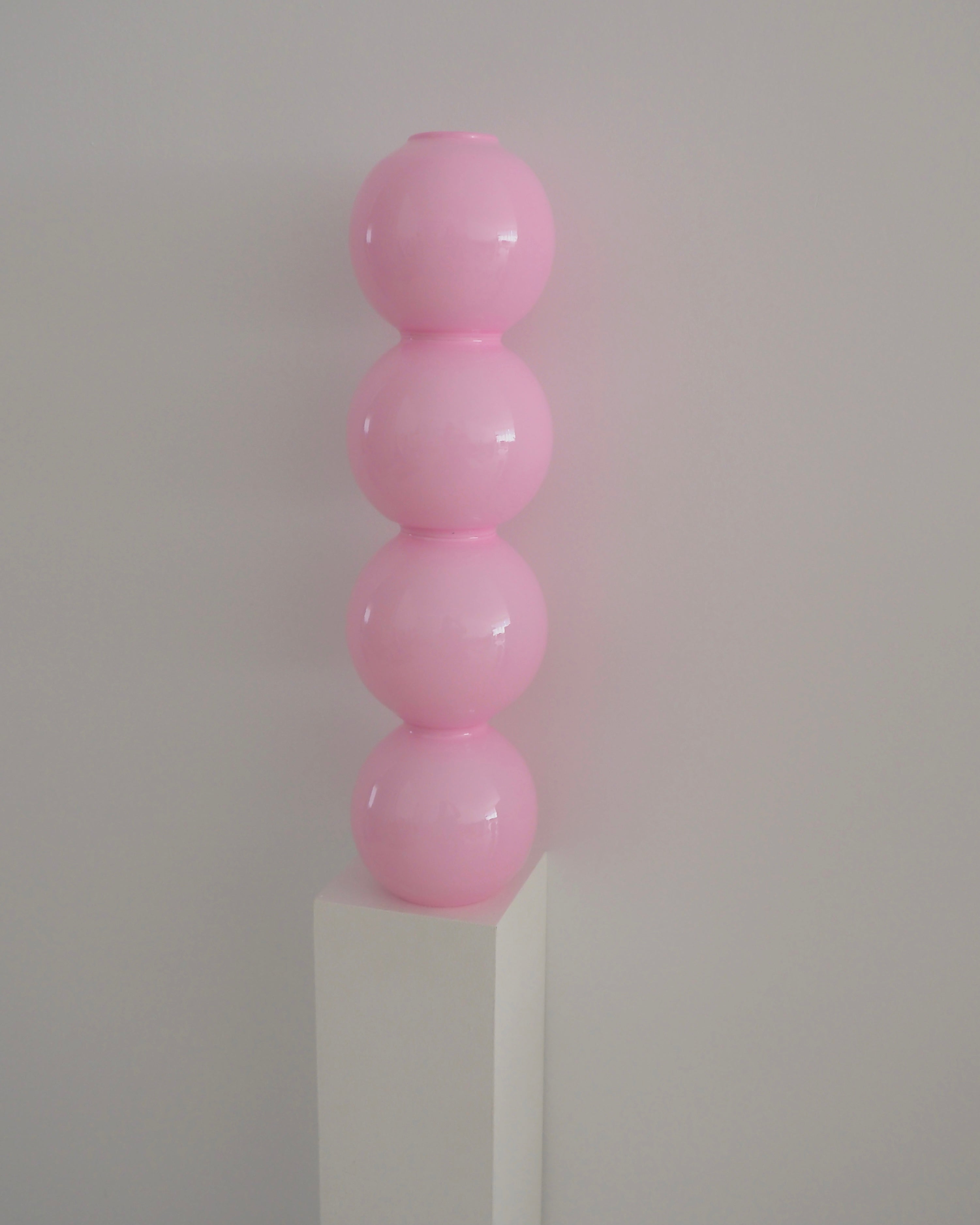 Valeria Vasi Bubbles Vase - Opaque Pink | Garmentory