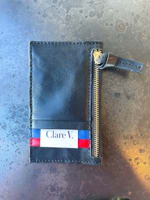 Clare V. CARD ZIP WALLET | Garmentory