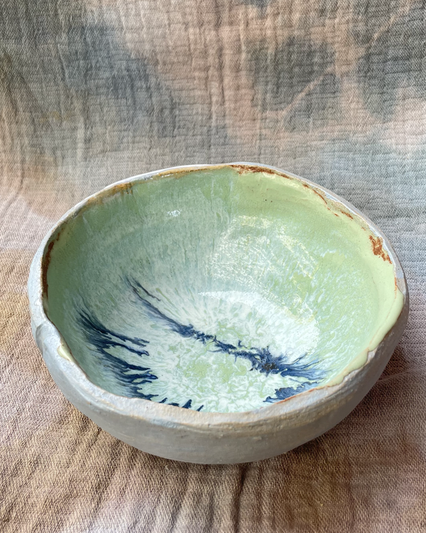Kate Rosenberg Ceramics Large Bowl - Blue/Green | Garmentory
