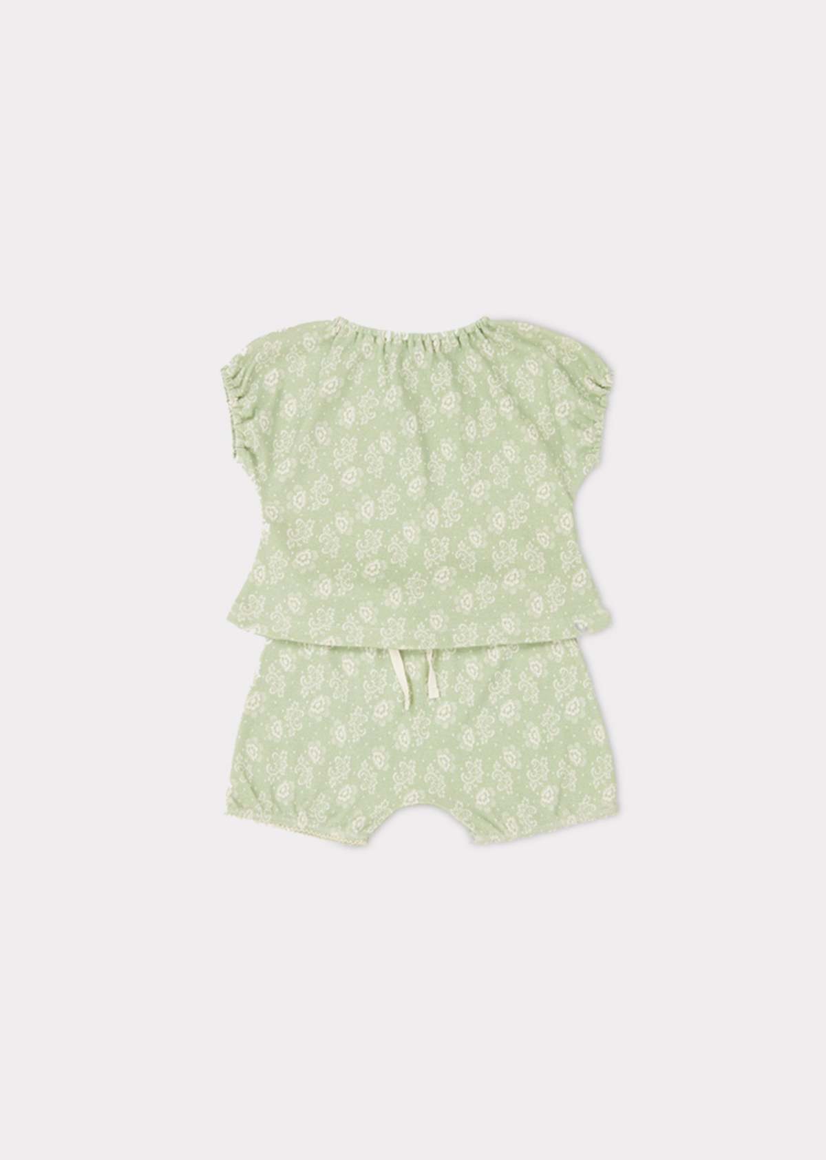 Kids Caramel FUGU BABY SET - MINT PRINT | Garmentory