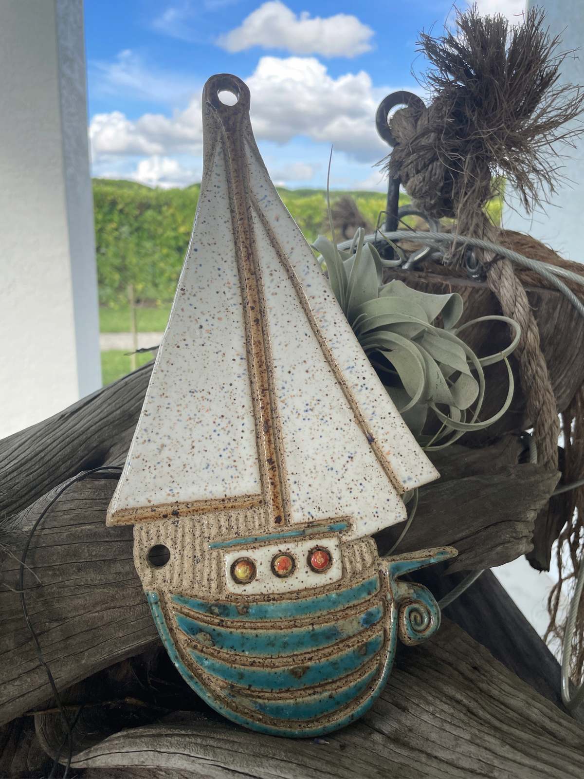 Farm Stand Tinker Wagon Large Sailboat - Blue | Garmentory