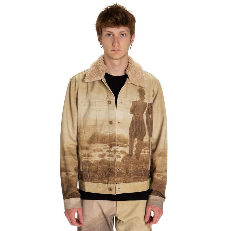 Rassvet (PACCBET) Caspar David Friedrich Denim jacket - BROWN | Garmentory