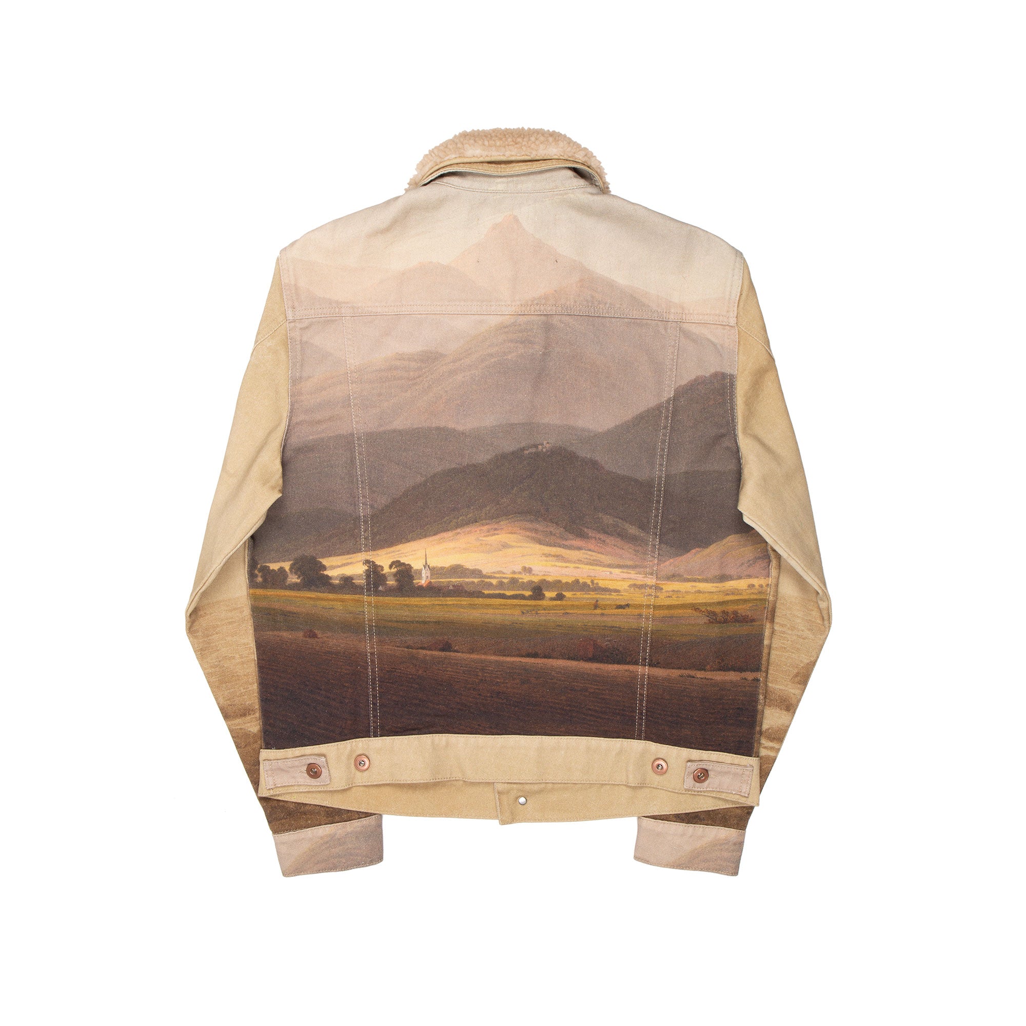 Rassvet (PACCBET) Caspar David Friedrich Denim jacket - BROWN | Garmentory