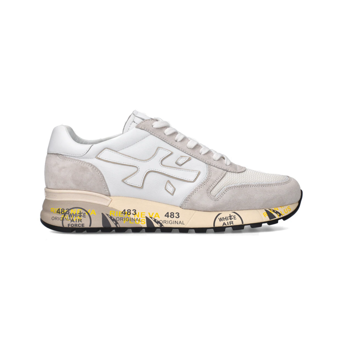 Premiata MICK 5698 Men MICK-5698 sneakers - White/Grey | Garmentory