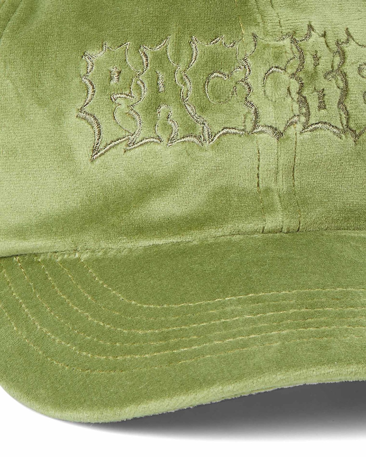 Rassvet Velvet Cap with PACCBET Logo - Green | Garmentory