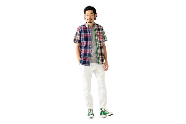 Beams Plus Short Sleeve - Indian Madras Check Panel | Garmentory