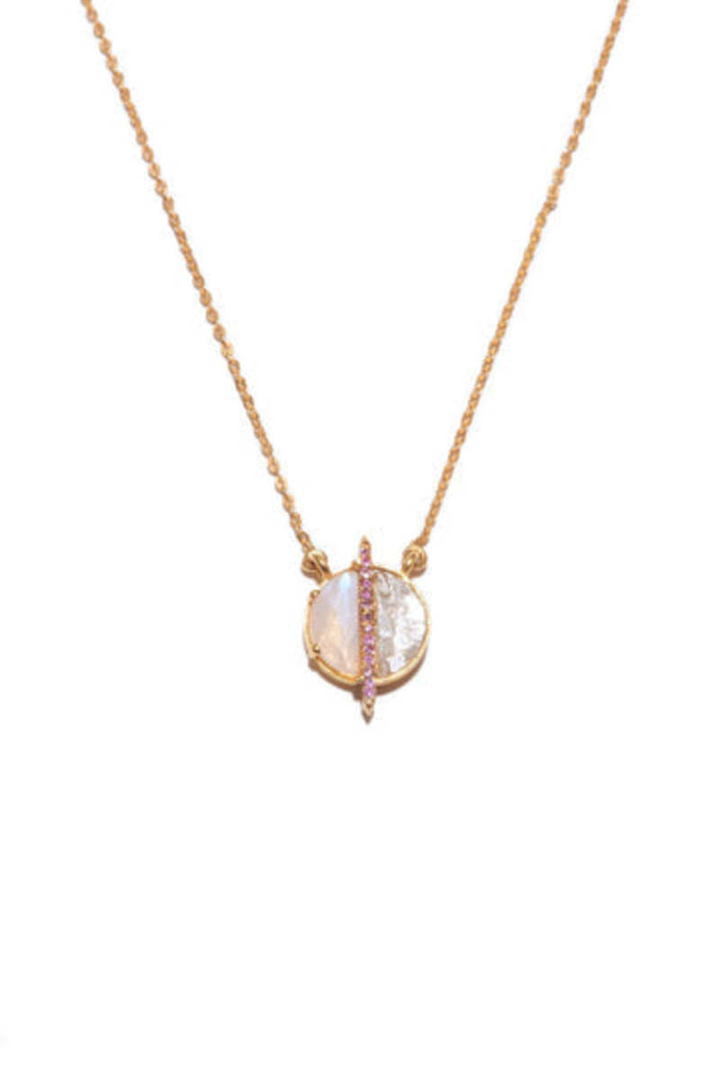 Shana Gulati Elson Pendant Necklace - Moonstone | Garmentory