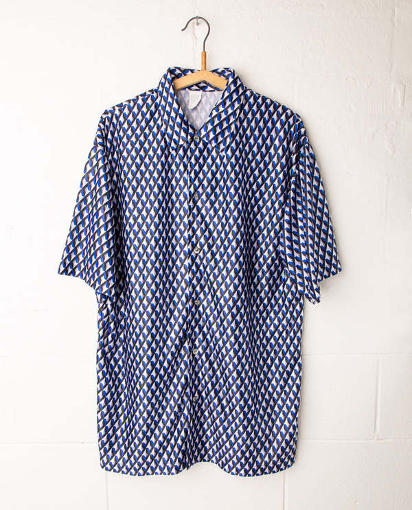 1970s Geometric Pattern Shirt | Garmentory