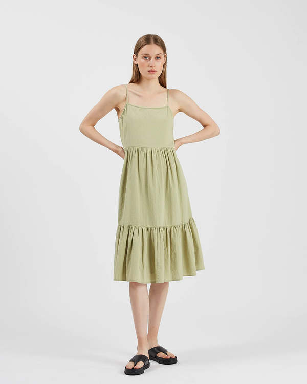 Minimum Robe Midi Myria - Bog | Garmentory