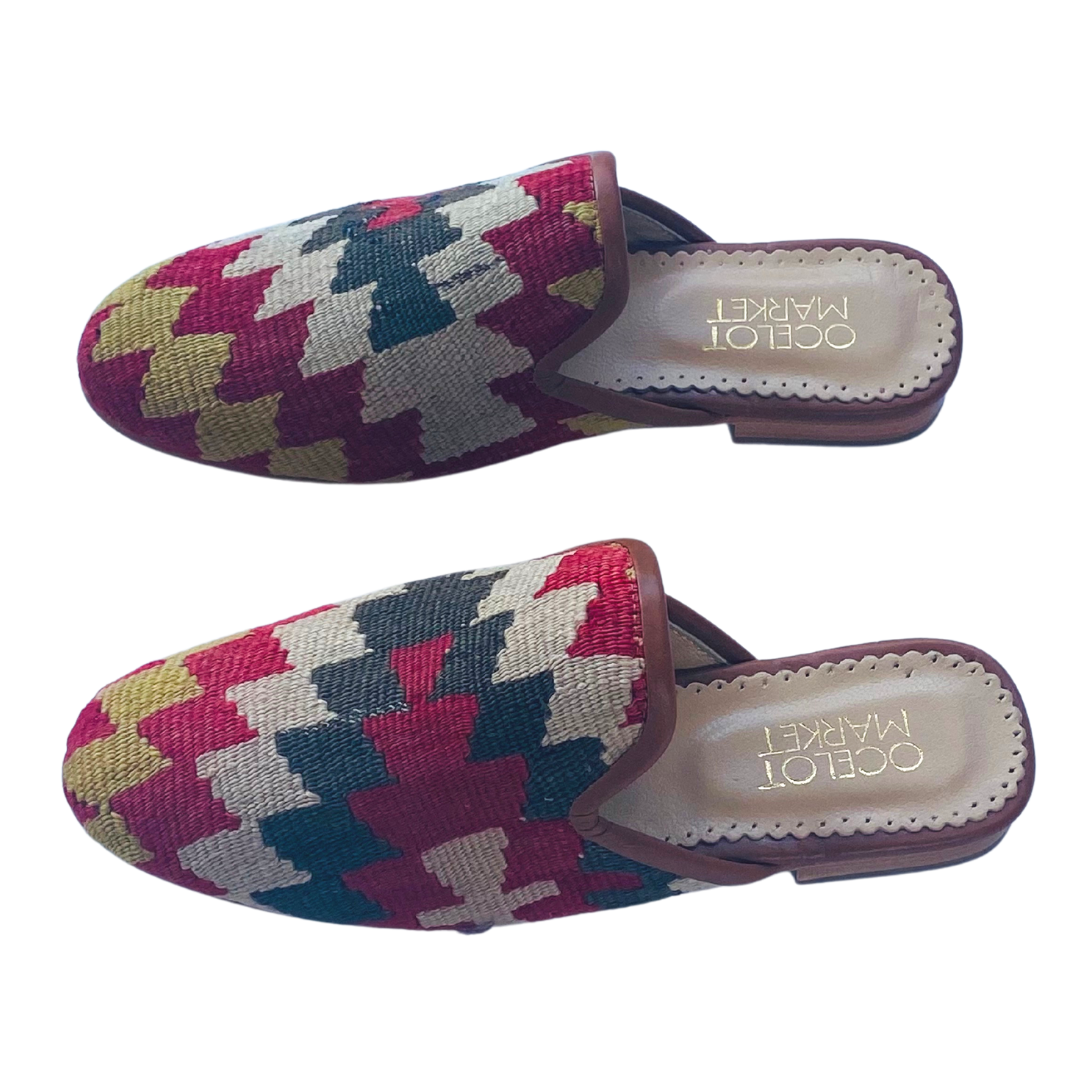 Ocelot Market Turkish Kilim Mule | Garmentory