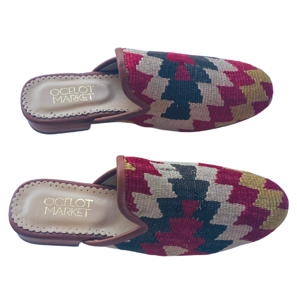 Ocelot Market Turkish Kilim Mule | Garmentory